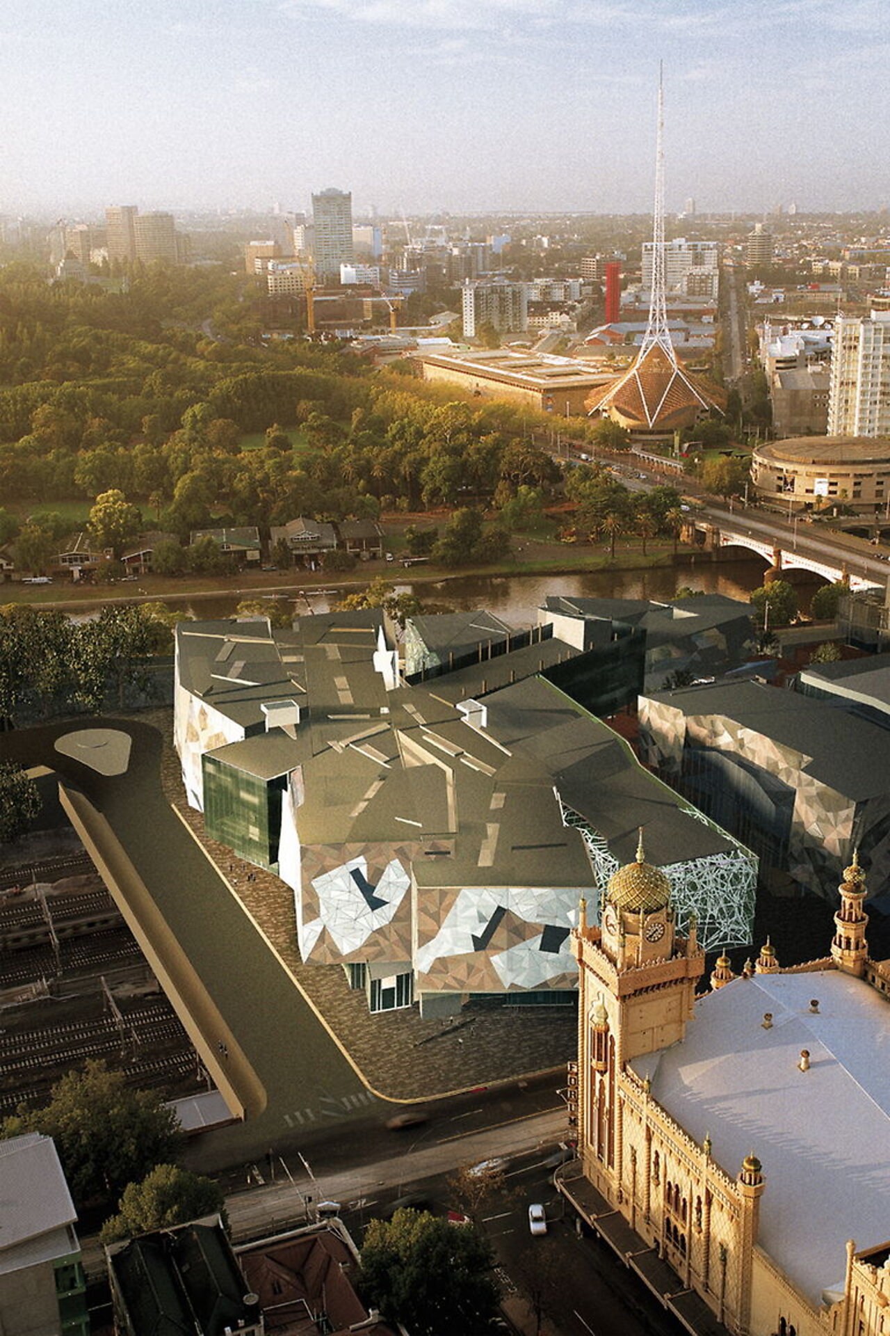 Federation Square NGV | Flood