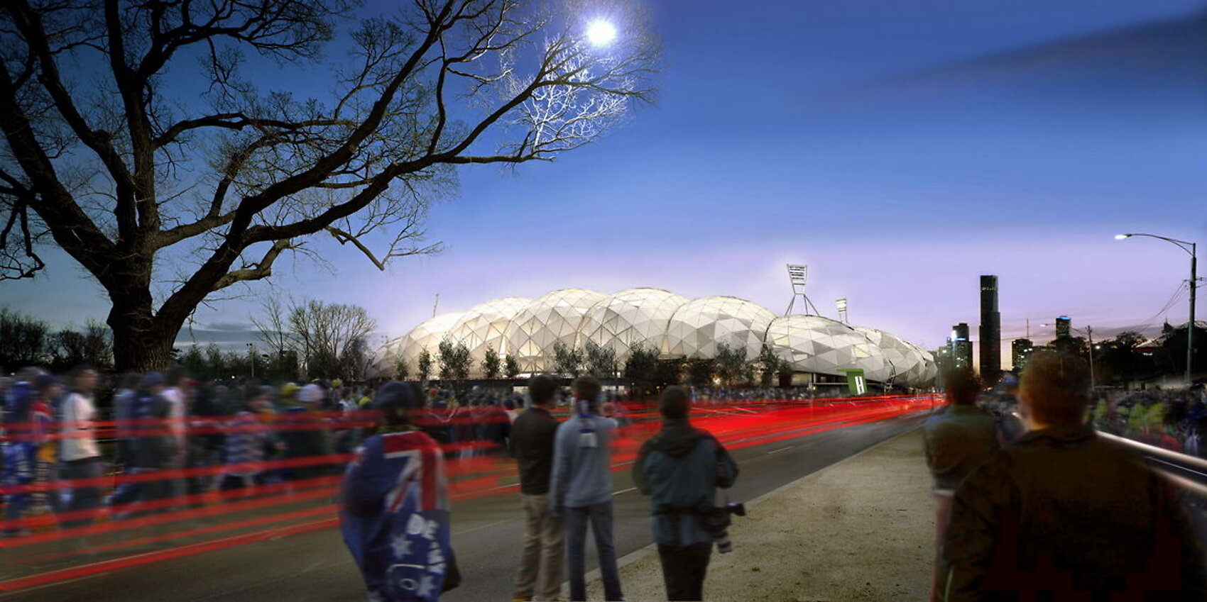 Melbourne Rectangular Stadium | Flood
