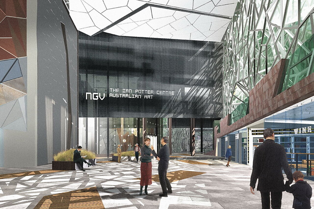 Federation Square NGV | Flood