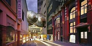 Melbourne Central Bubble Bridge | Flood