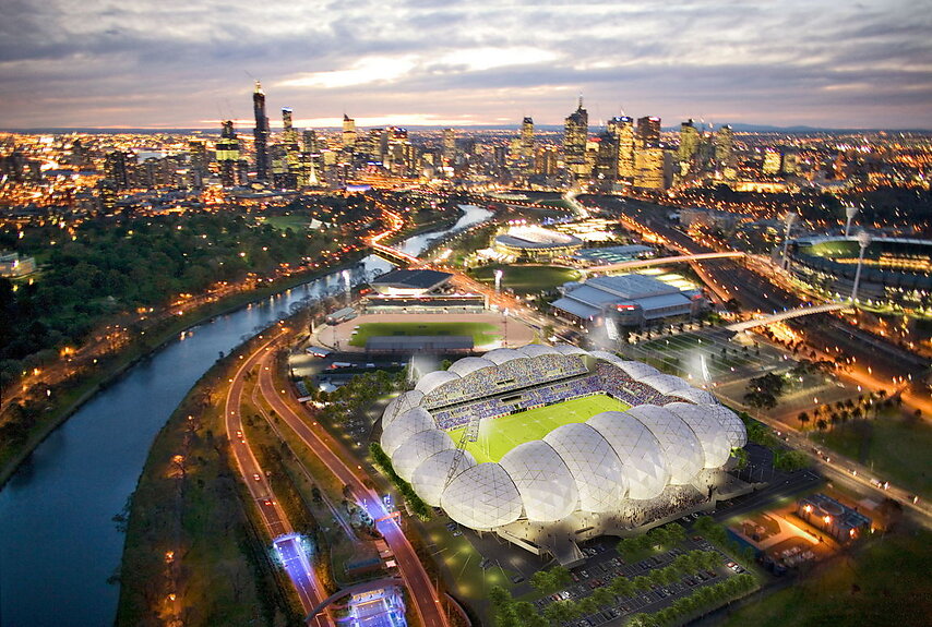 Melbourne Rectangular Stadium | Flood