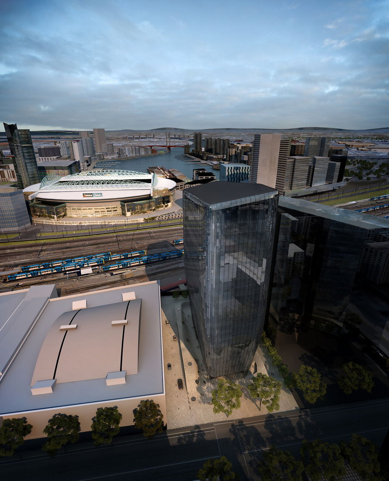 Spencer St tower | Flood