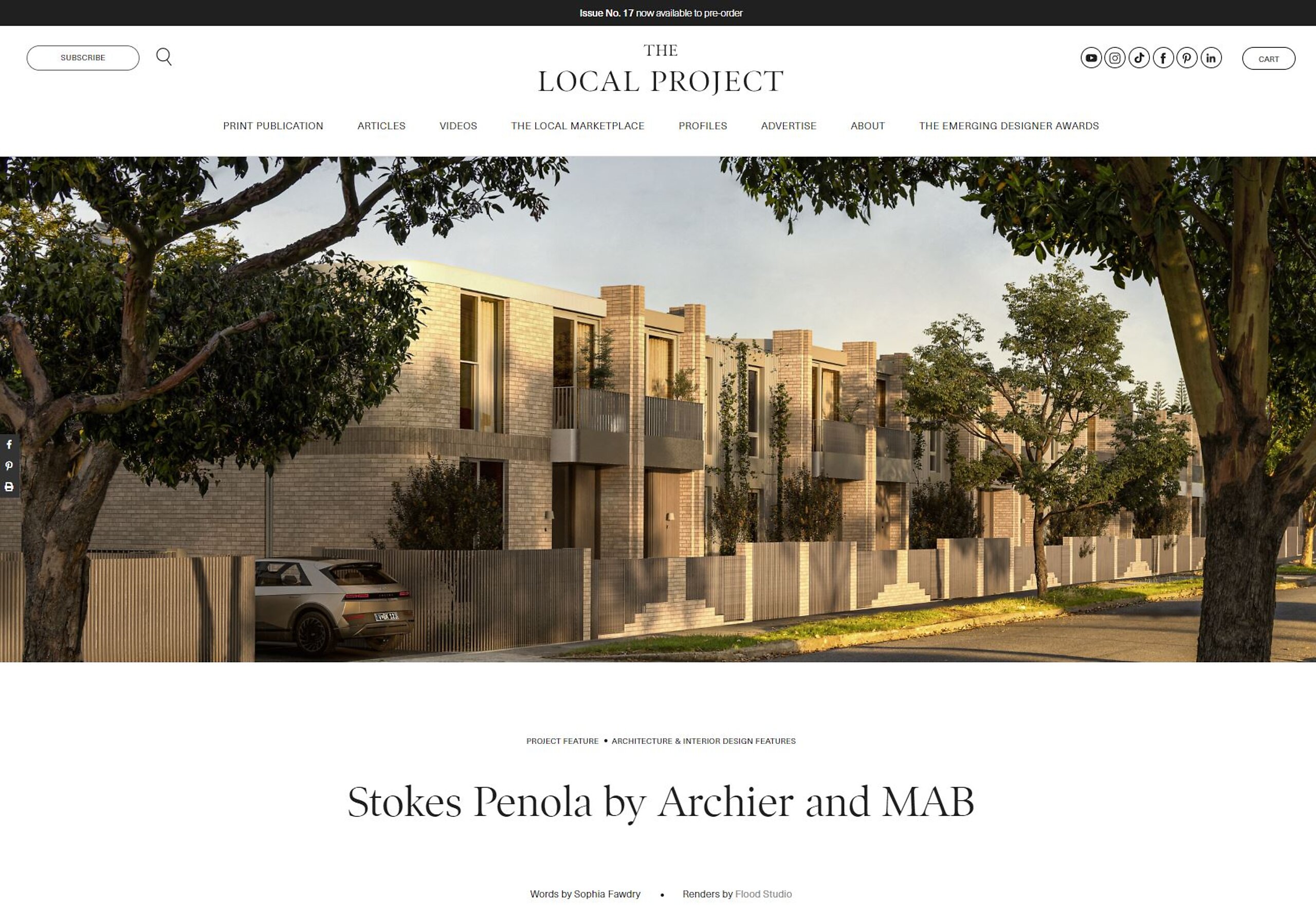 Stokes Penola by Archier and MAB featured in The Local Project | Flood